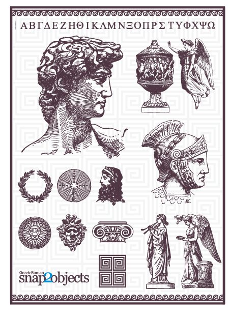 Free Vector Roman Elements Snap2objects